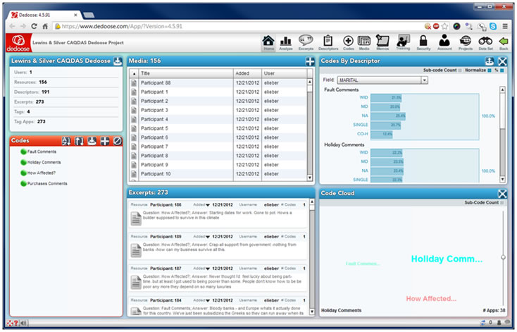 Chapter 4 & 5 – Data Preparation & Getting Started (Dedoose) | SAGE ...